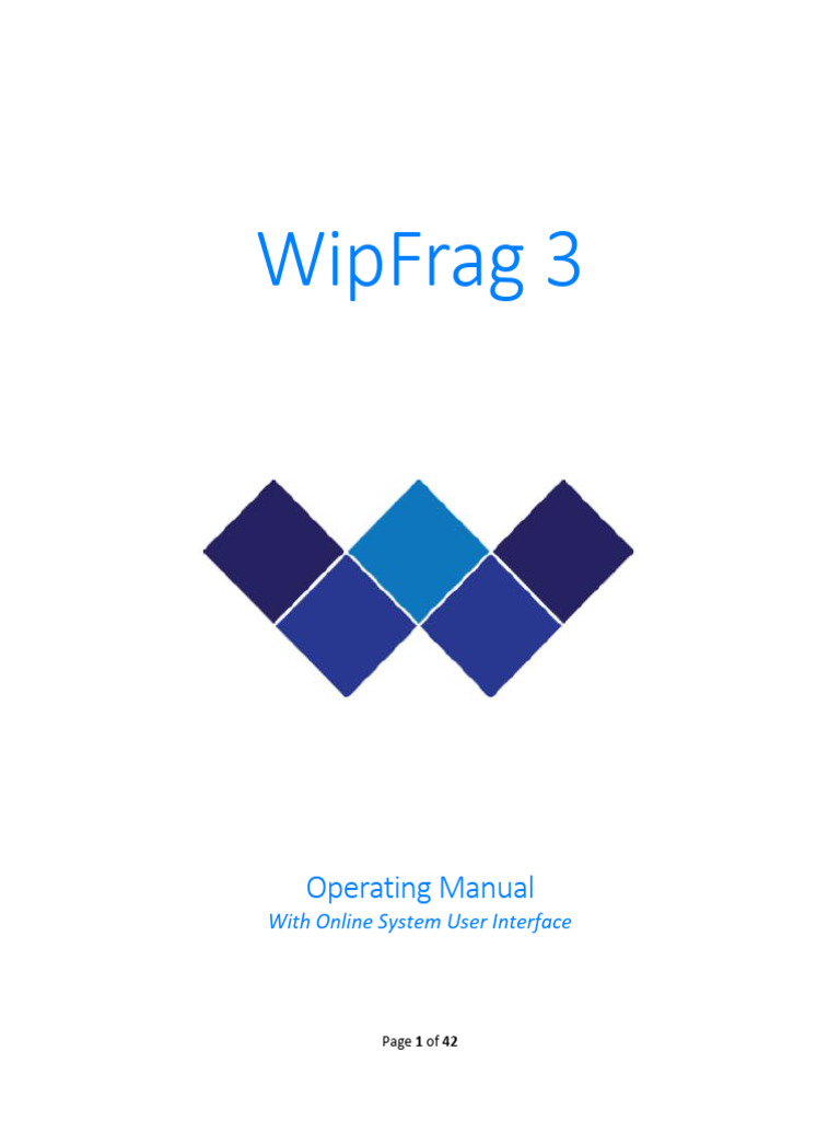 WipFrag 4 Manual | PDF | Ios
