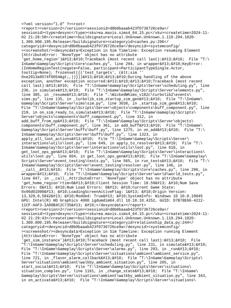 lastException_63866281725 | PDF | Graphics Processing Unit | Microsoft Windows