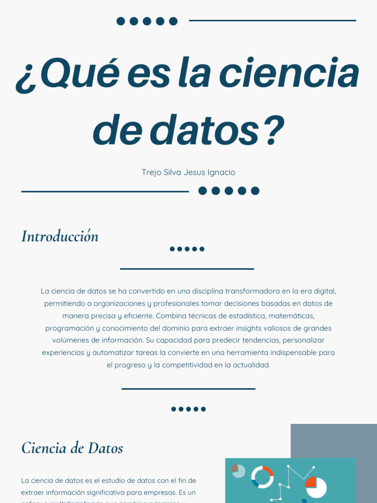 ¿Qué Es La Ciencia de Datos | PDF | Datos | Ciencia de datos