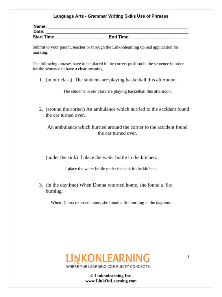 Language art unit 1 | PDF