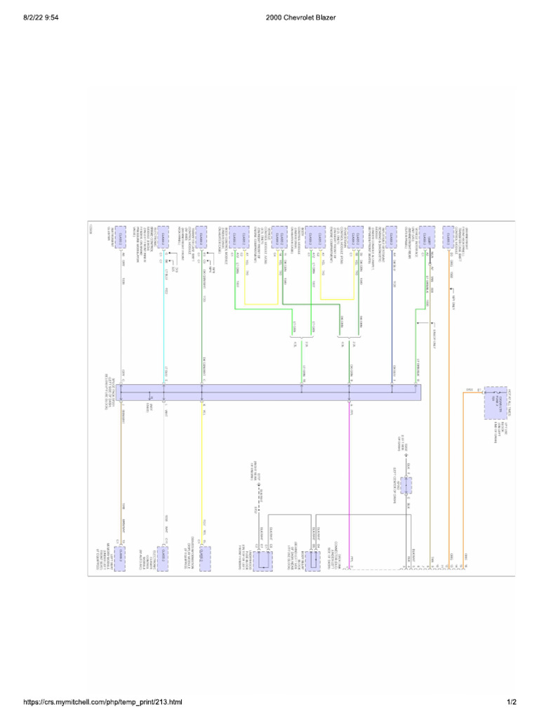 Computer Data Line Chevrolet Blazer 2000 | PDF