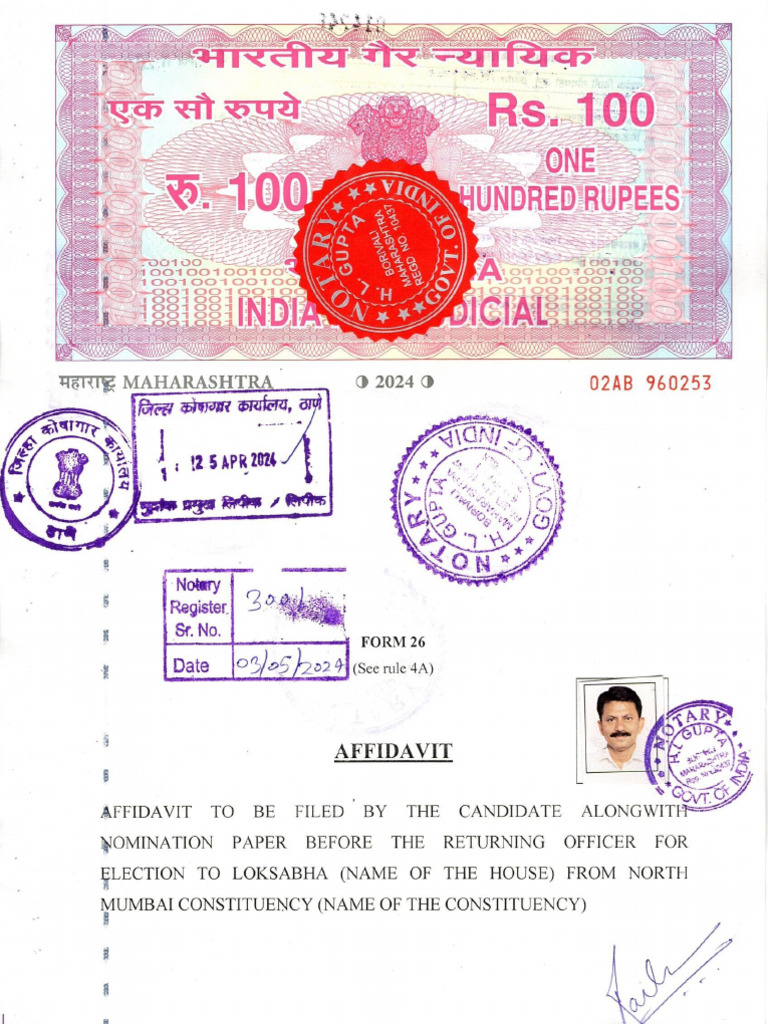 Dr. Raies Khan Affidavit 2024 | PDF