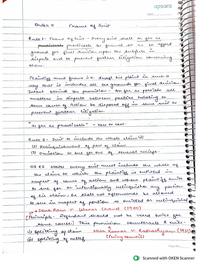 CPC Notes by Shatakshi Yadav | PDF