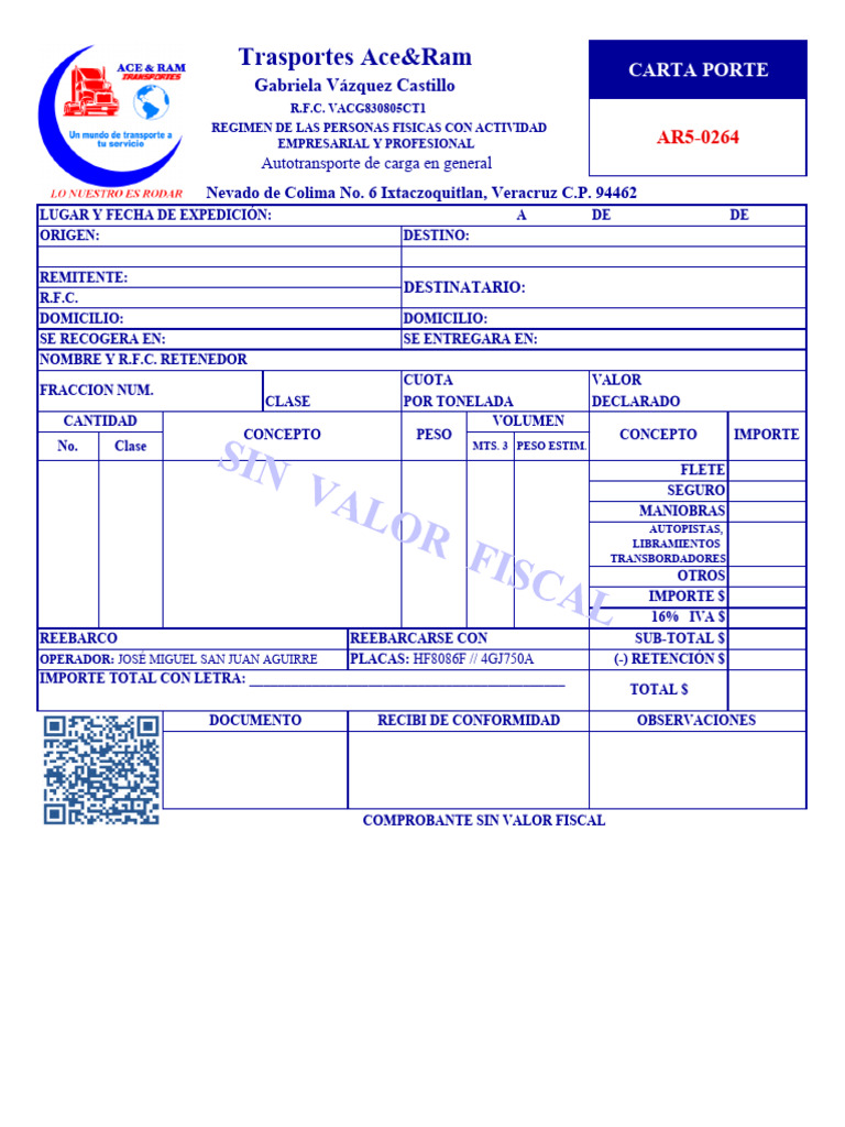 Carta Porte | PDF