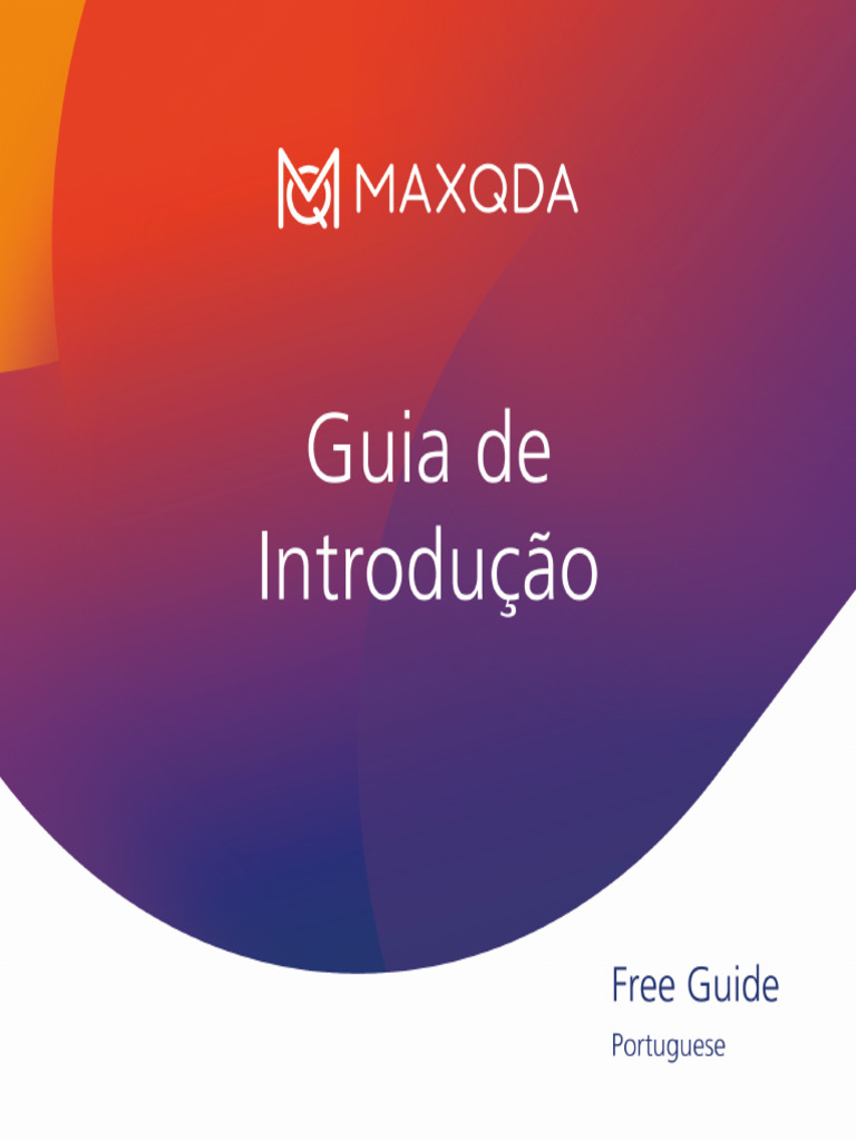 GettingStarted MAXQDA24 PTBR | PDF | Janela (informática) | Dados