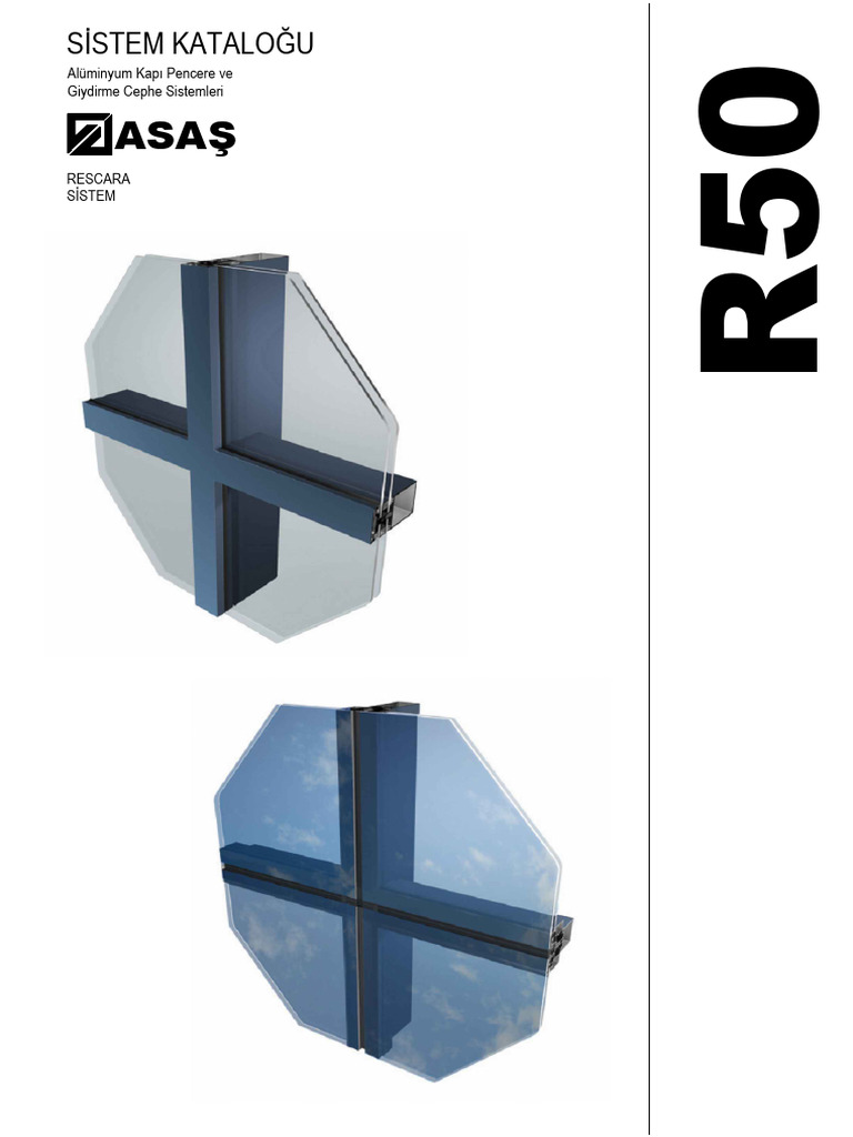 R50 Mullion and Transom Profiles Guide | PDF