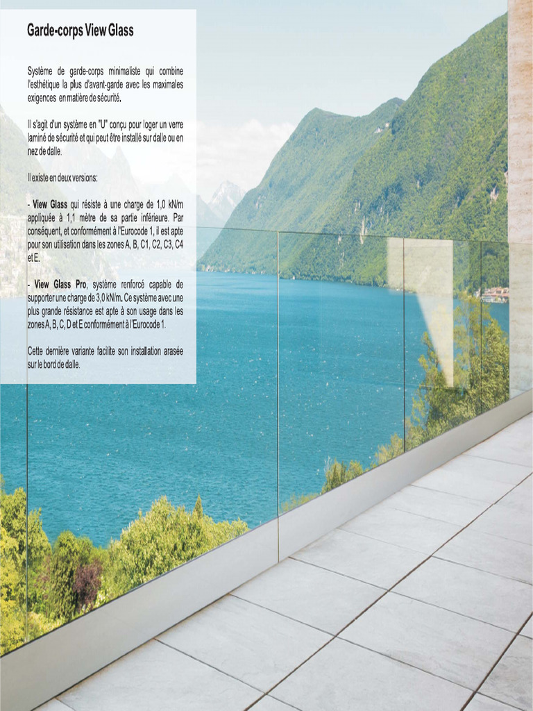 Garde-Corps View Cristal (CORTIZO) | PDF