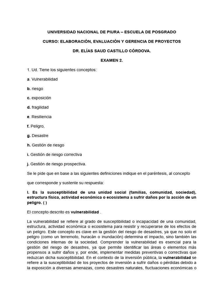 Palomino K Ex02 | PDF | Riesgo | Resiliencia climática