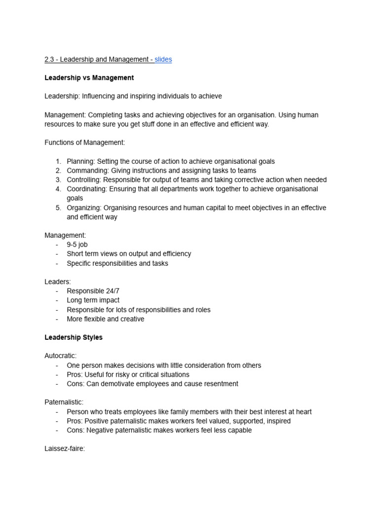 Human Resources Notes | PDF