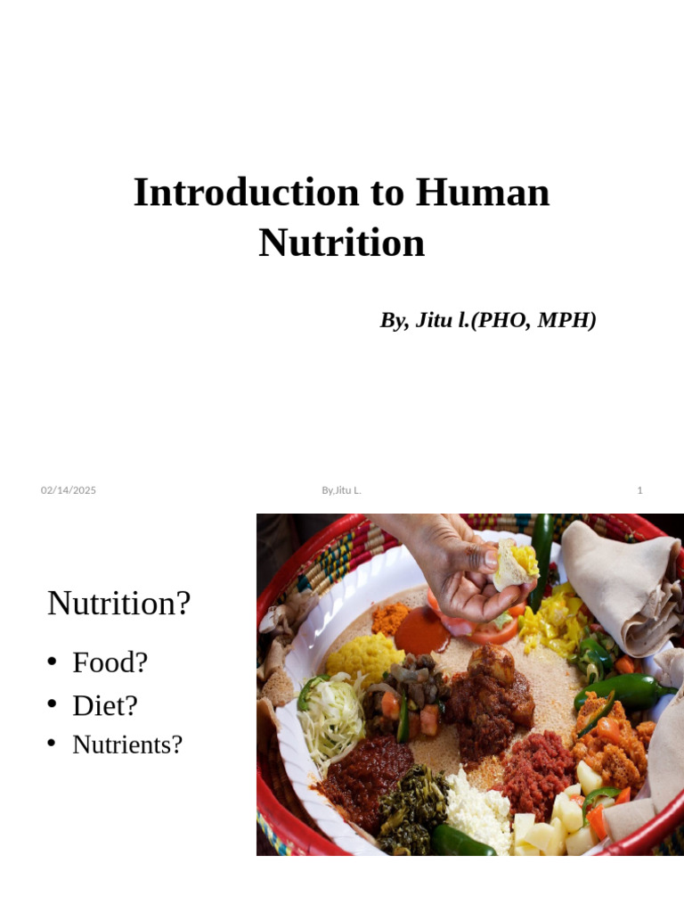 Introduction to Human Nutrition Basics | PDF | Nutrition | Diet & Nutrition
