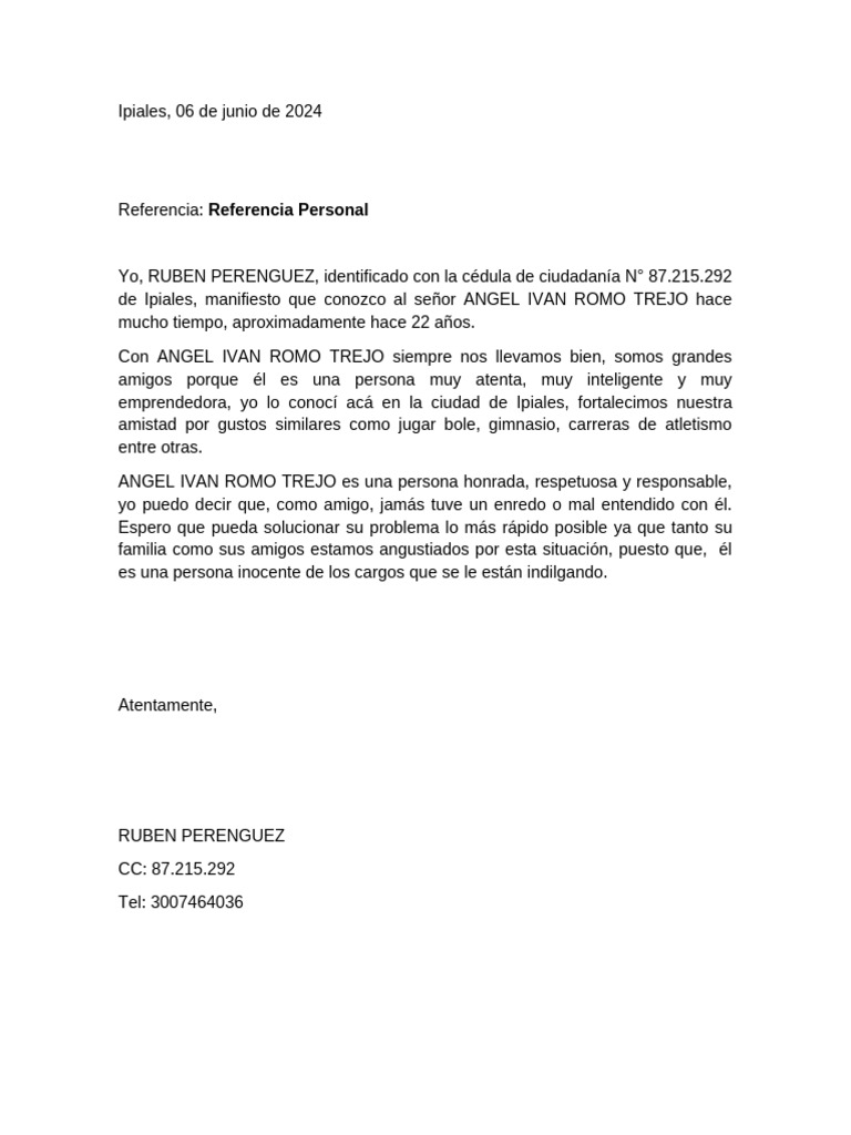 Referencia Angel Trejo 1 | PDF