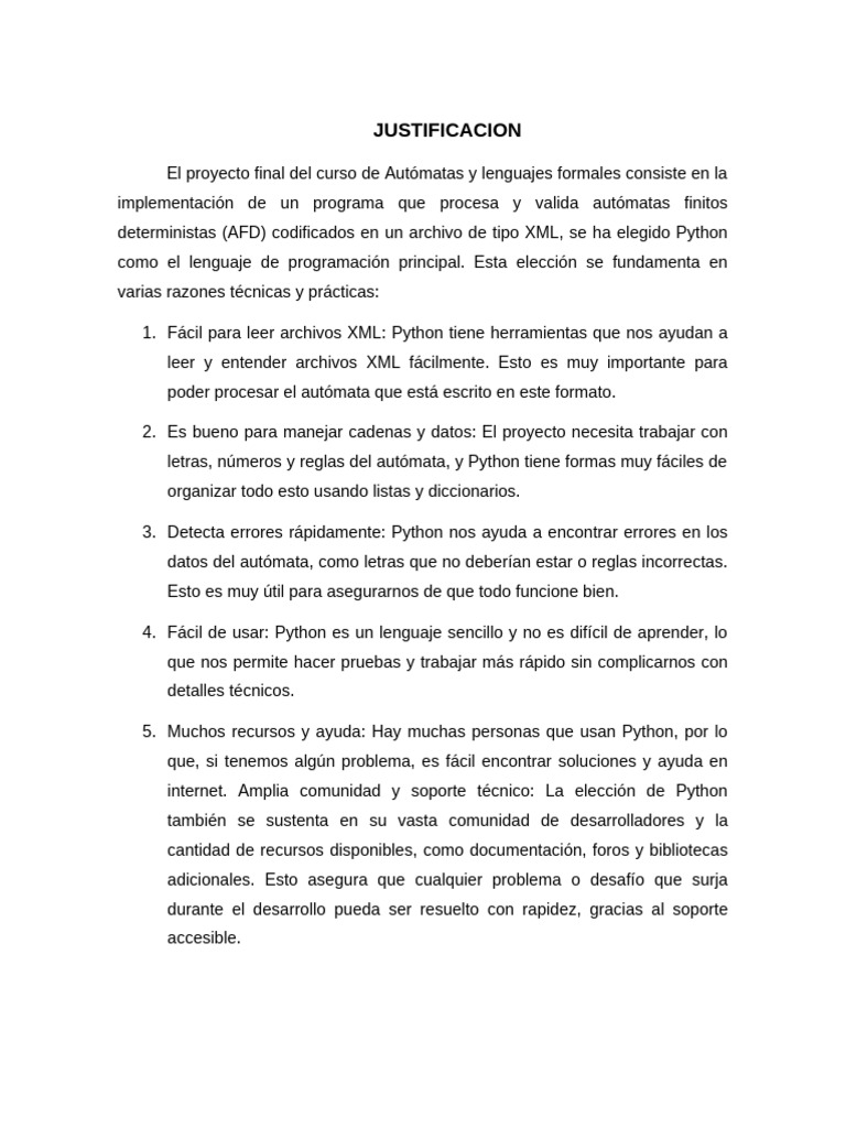 Python para Validar AFD en XML | PDF | Lenguaje de programación | Python (lenguaje de programación)