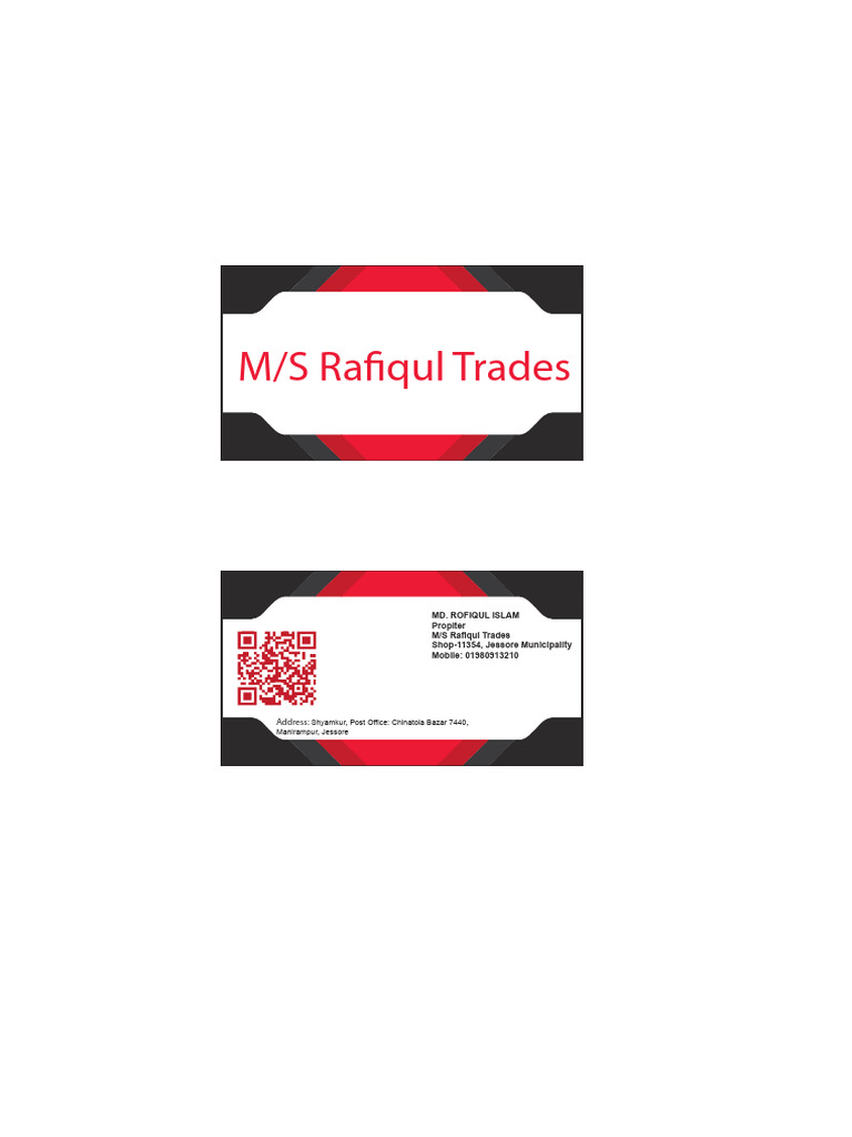 Visiting Card 1 | PDF