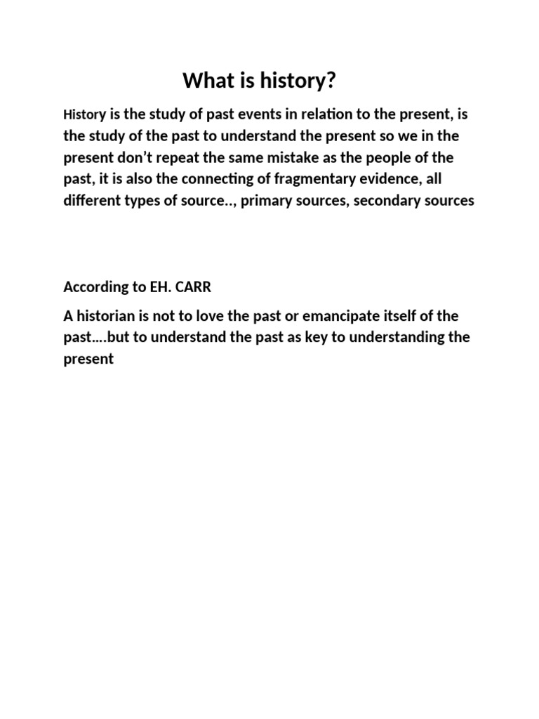 What Is History | PDF