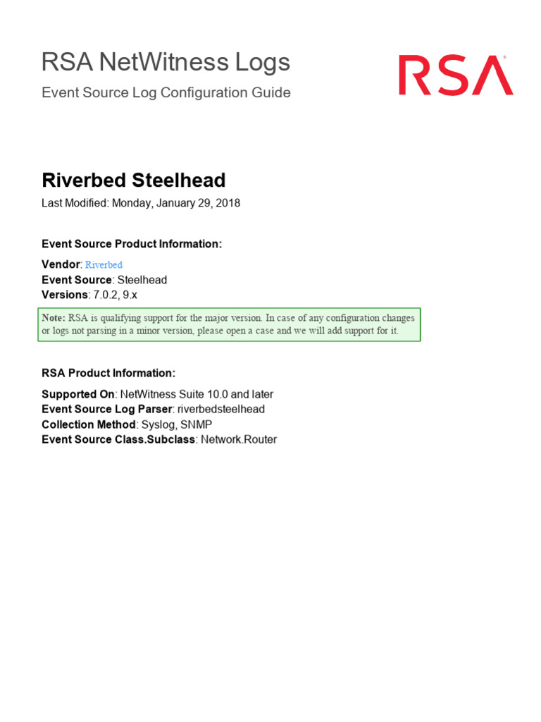 Riverbed_Steelhead | PDF | Network Protocols | Internet Standards