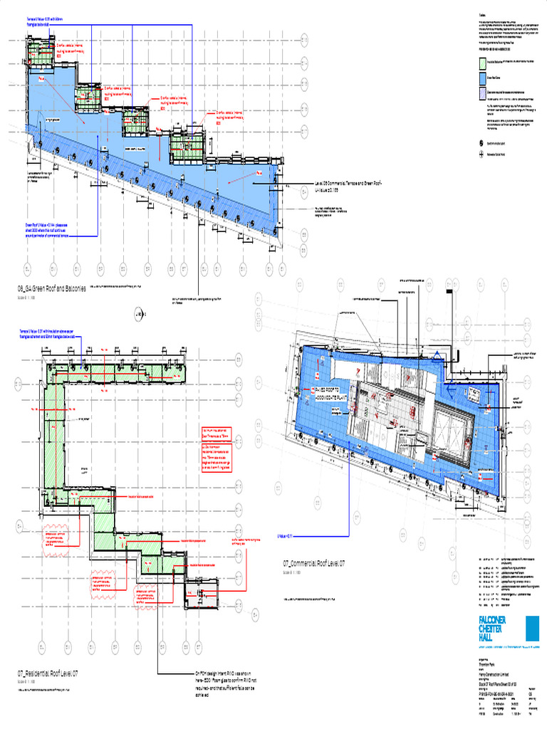 P19105-FCH-BE-XX-DR-A-3021 - Block EF Roof Plans Sheet 02 of 02 - For ...