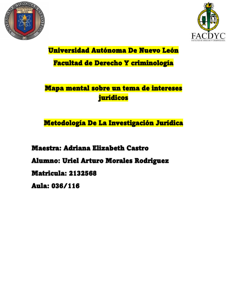 Mapa Mental Uamr | PDF