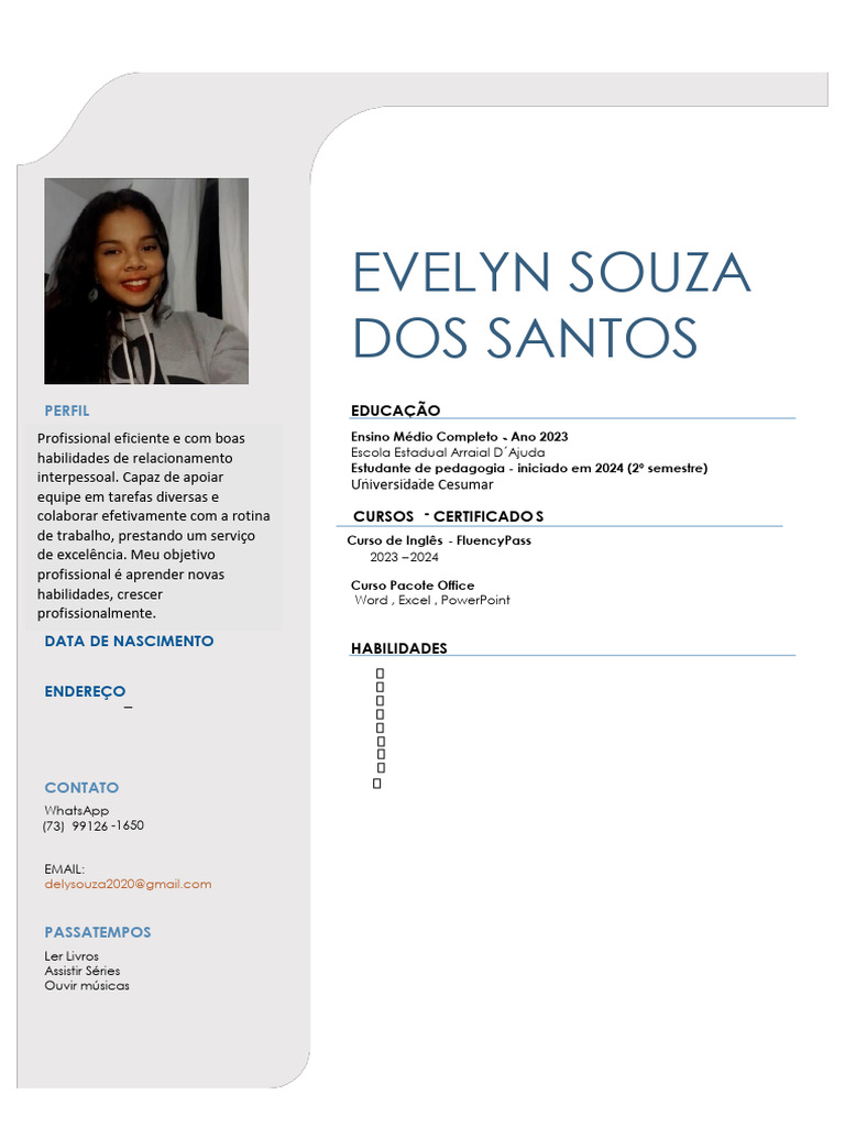 CV-Evelyn Santos 2.0 | PDF