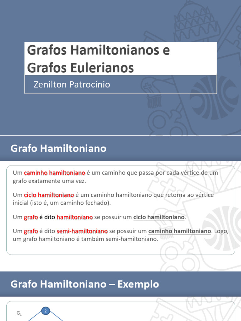 Grafos Hamiltonianos e Eulerianos | PDF | Teoria dos Gráficos | Vértice (teoria dos gráficos)