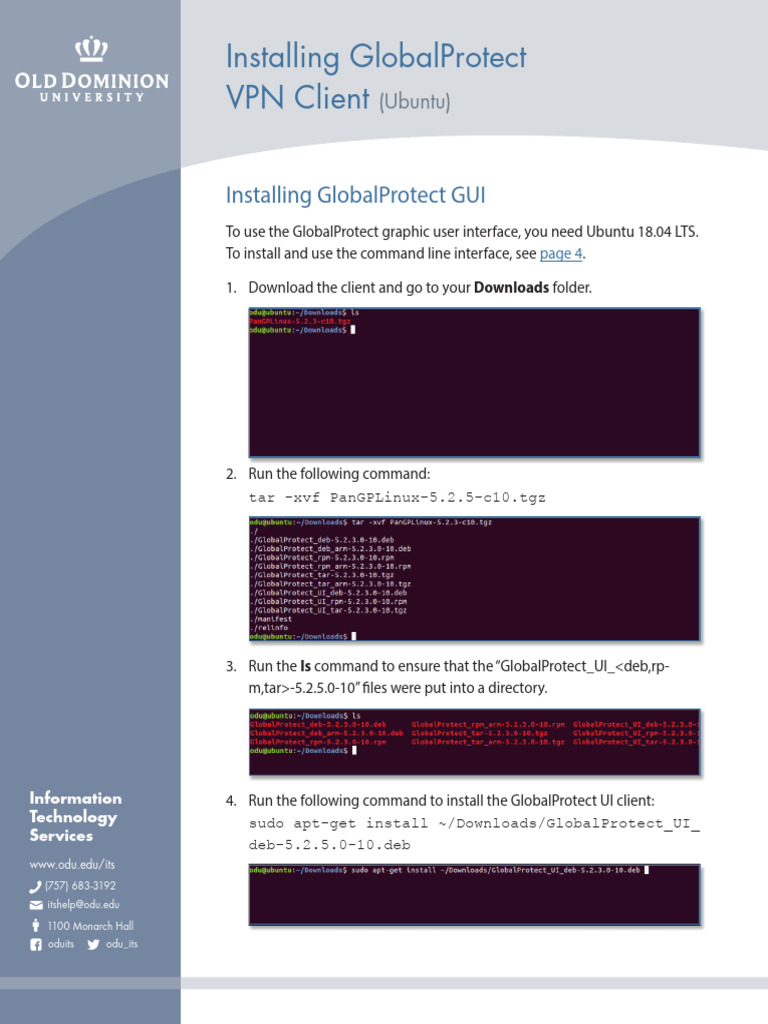 VPN Ubuntu | PDF | Graphical User Interfaces | Command Line Interface
