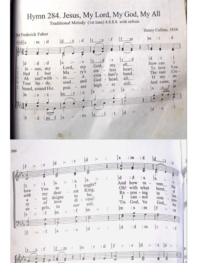 Jesus My Lord, My God, My All! | PDF