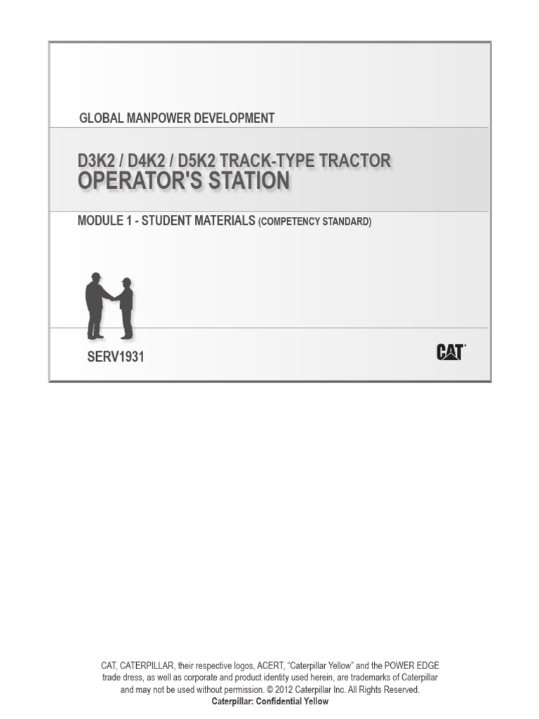 D3K2D4K2D5K2 M01 OpStat EN STU | PDF | Brake | Tractor