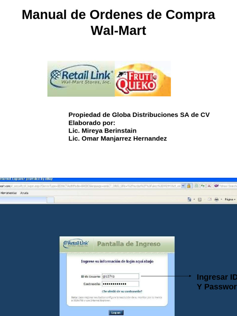 Manual de Ordenes de Compra Wal-Mart | PDF