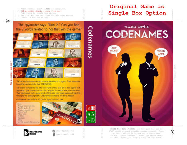 SBG Jacket - Codenames | PDF