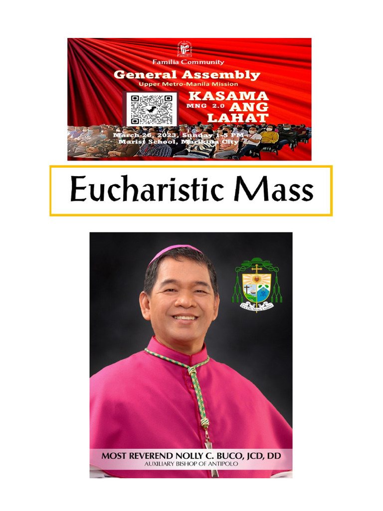 General Assembly Liturgy Script 2025 | PDF