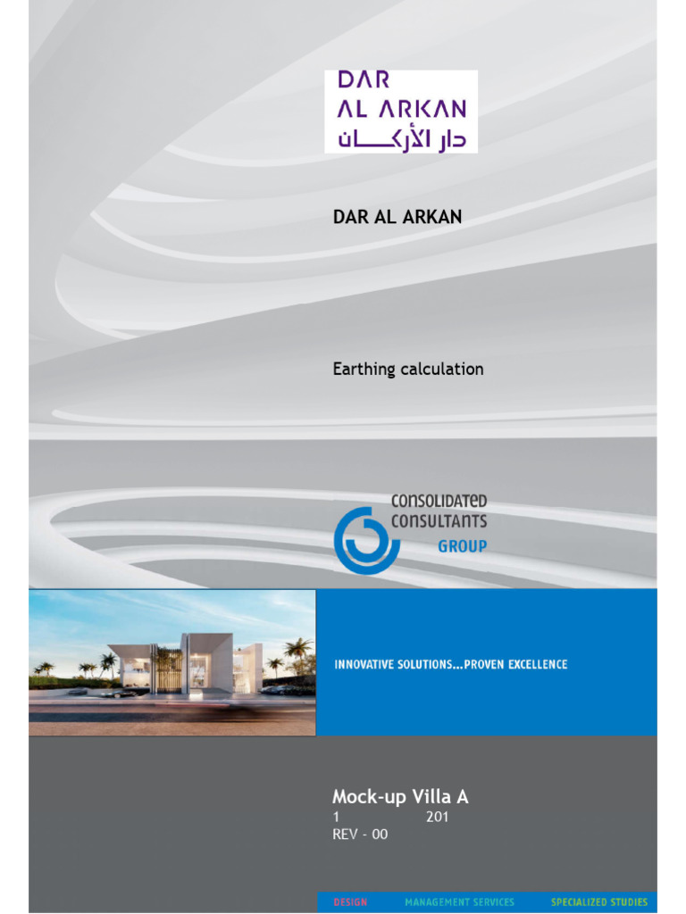 Earthing Calculation Report | PDF