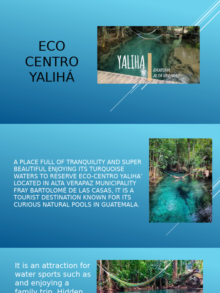 Eco Centro Yalihá: Tranquil Natural Pools in Guatemala | PDF