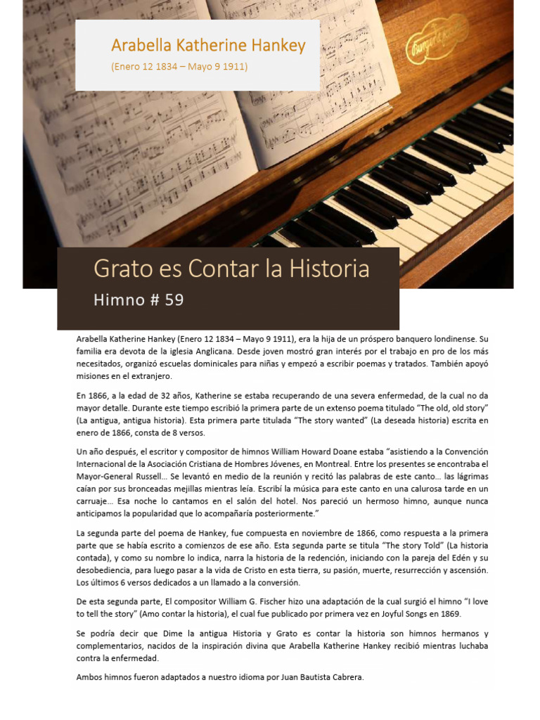Grato Es Contar La Historia | PDF