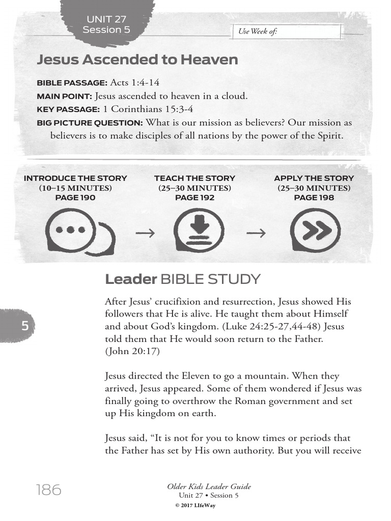 Session5 Leaderguide Older | PDF | Jesus | Acts Of The Apostles