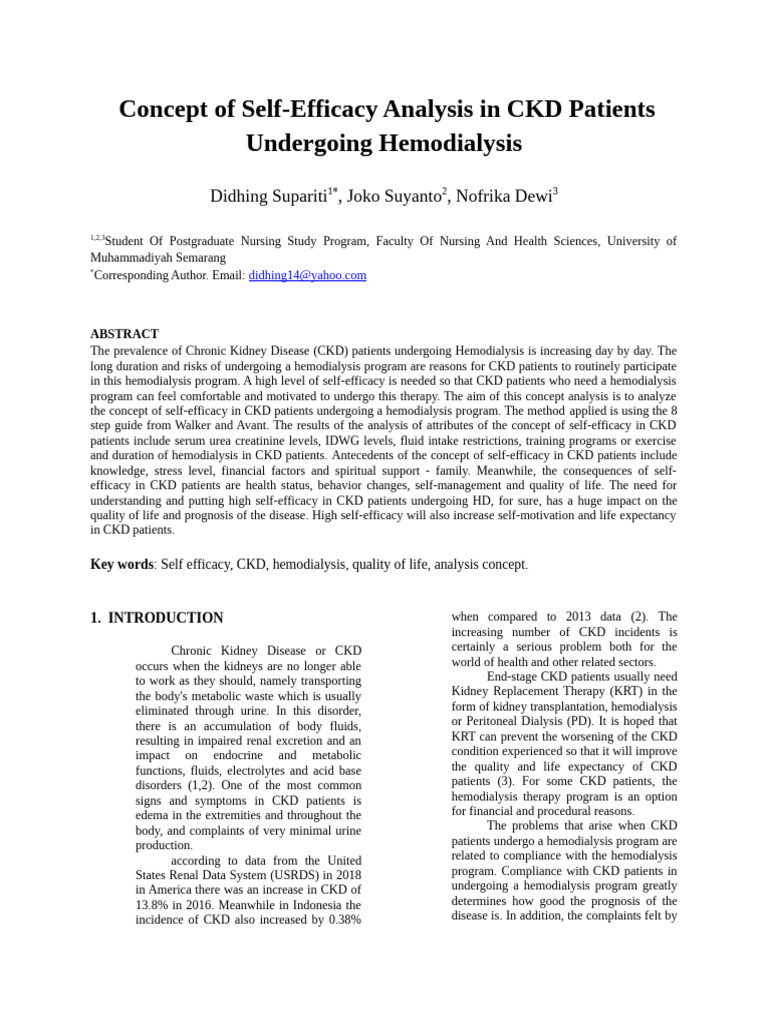 Artikel Submid Lewis 2023 | PDF | Chronic Kidney Disease | Hemodialysis