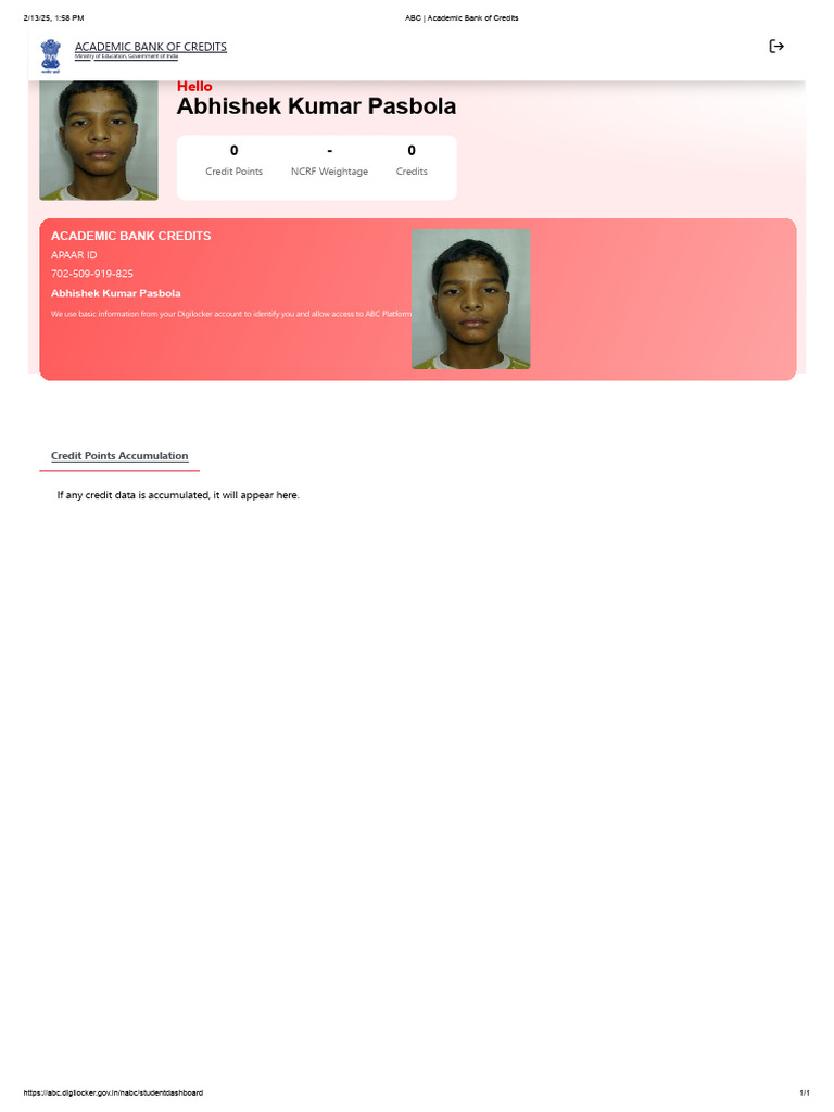 ABC - Academic Bank of Credits | PDF
