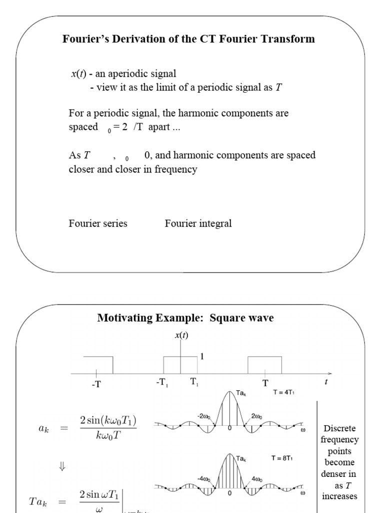 CTFT | PDF | Fourier Transform | Harmonic Analysis