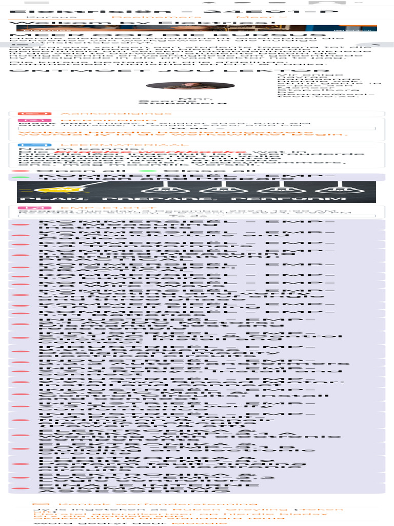 Kursus Elektrisiën - 24E01-P Sol-Tech | PDF