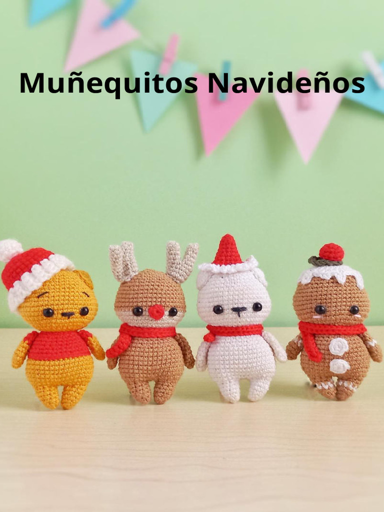 Muñequitos Navideños | PDF | Tejer | Amigurumi