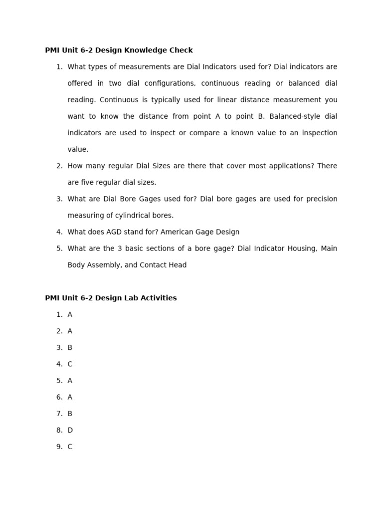 Unit 6 Precision Measurement | PDF | Tools | Equipment