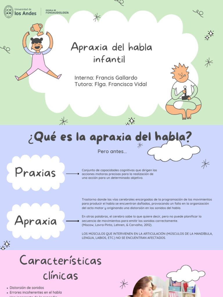 Apraxia Del Habla Infantil | PDF | Cerebro | Ciencia cognitiva