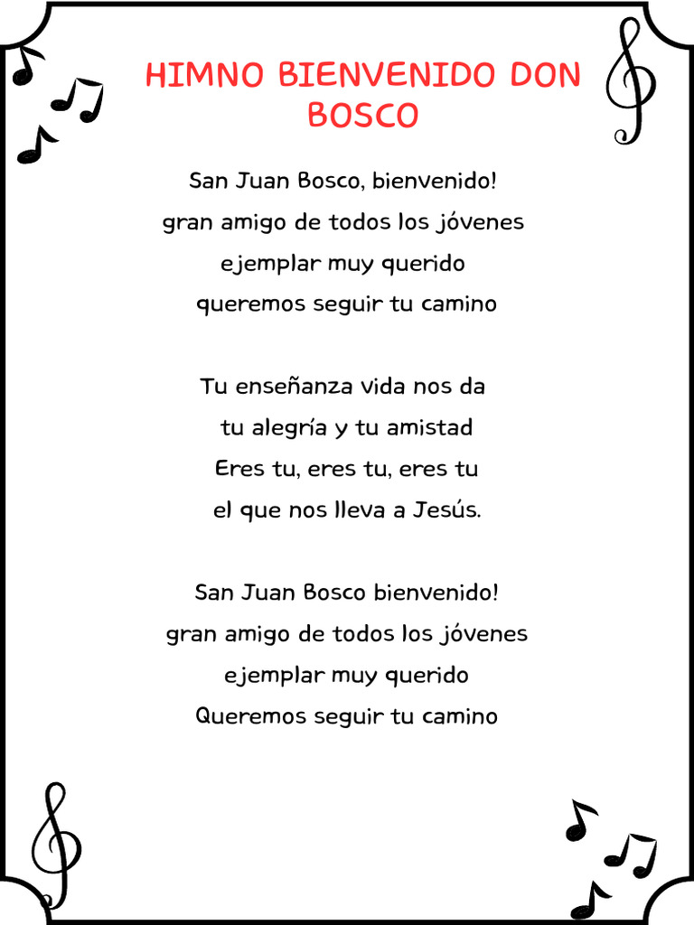 Canciones Don Bosco | PDF