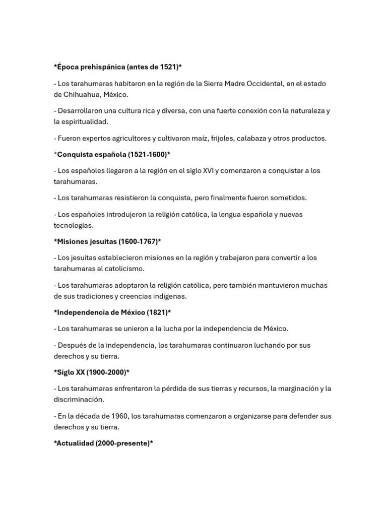 Tarahumaras | PDF | España | México