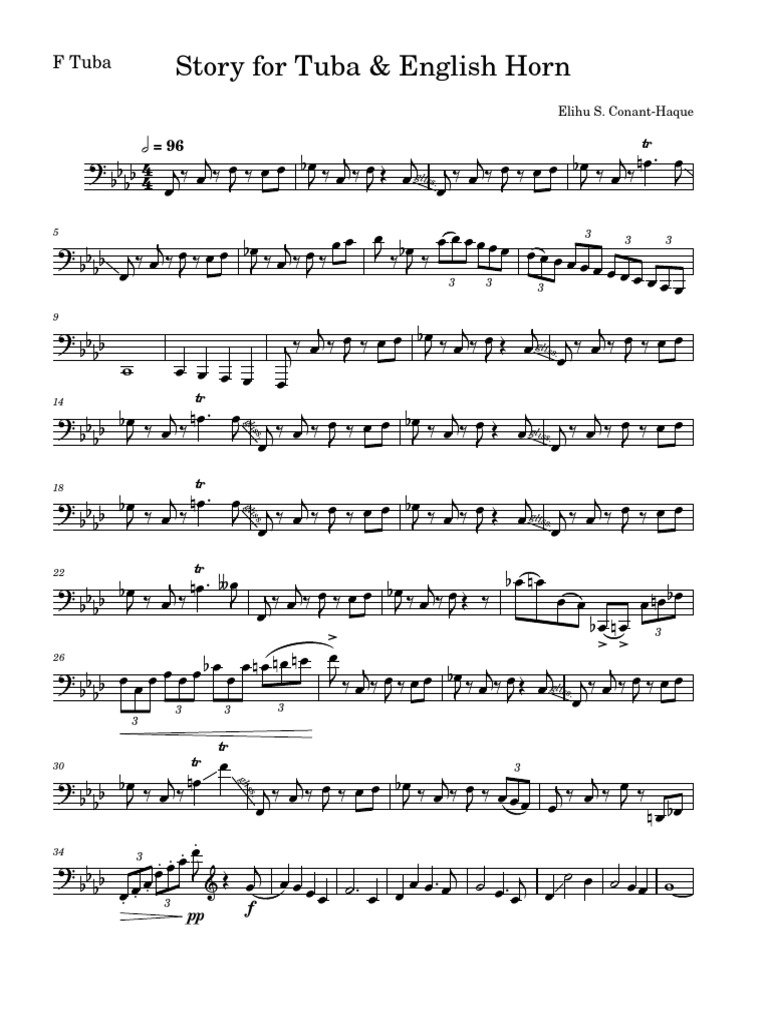 English Horn and Tuba Duet | PDF