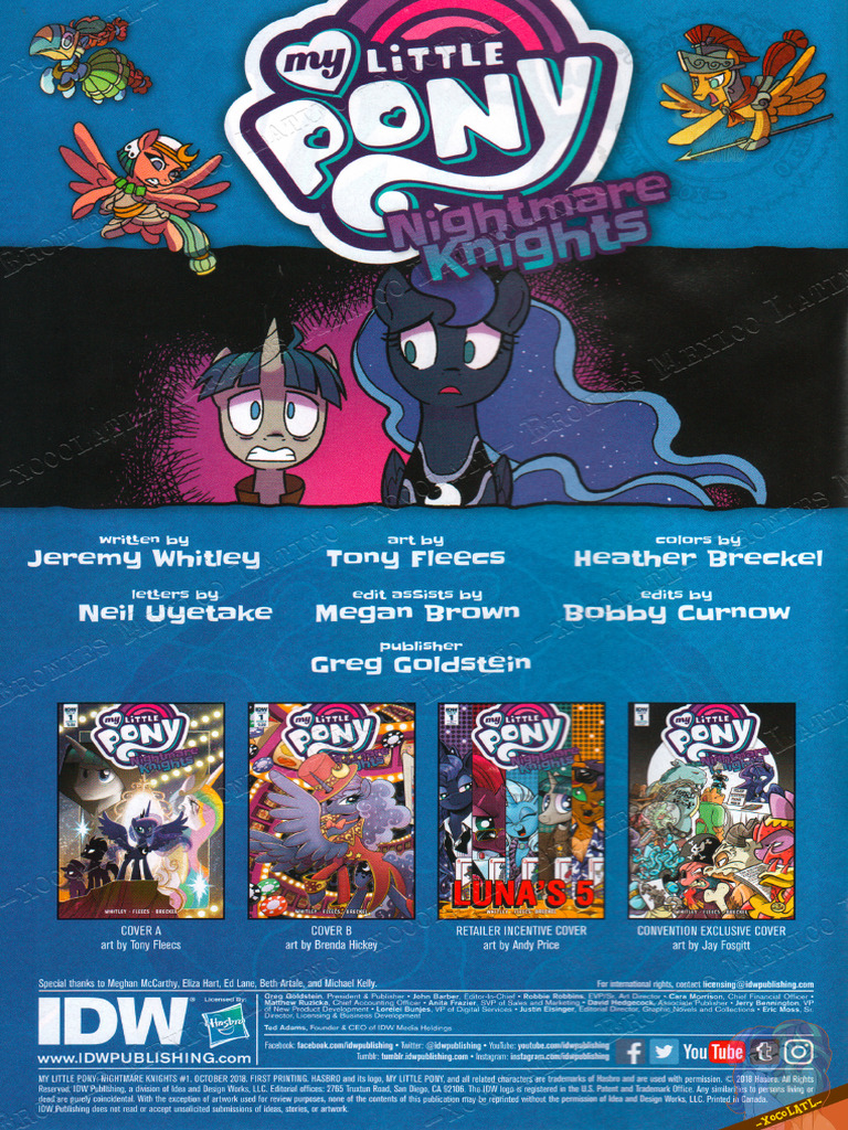 My Little Pony - Nightmare Knights (Español) #1 | PDF