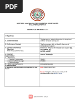 lesson plan grade 3 math (AutoRecovered) | PDF | Area | Length