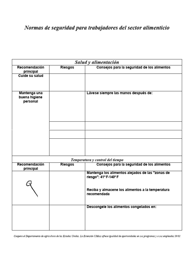 Food Safety Principles - Spanish | PDF | Alimentos | Carne