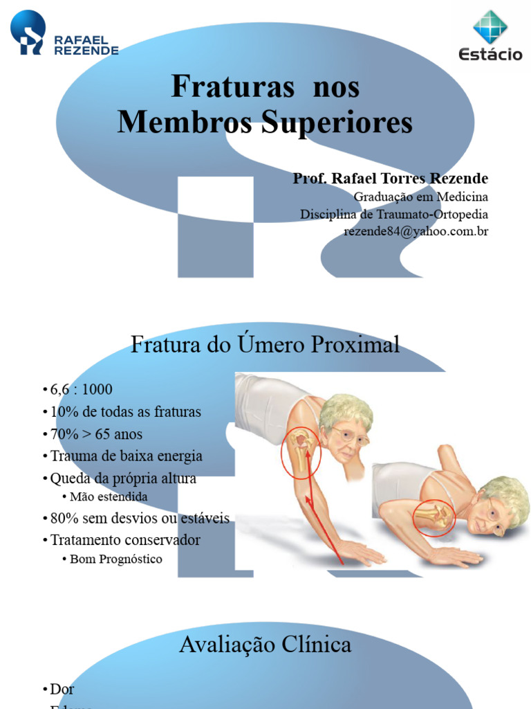 Fratura de Menbro Superiores | PDF | Cotovelo | Nervo