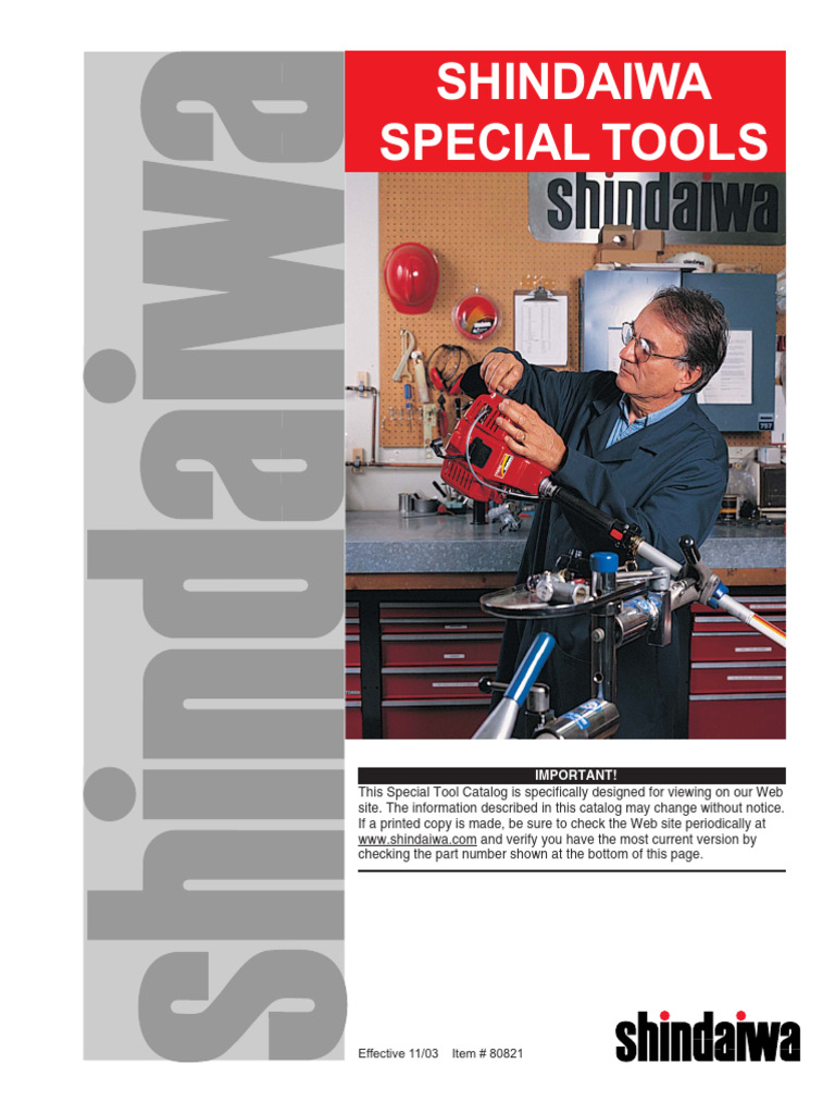 Shin Toolcatalog | PDF | Carburetor