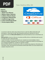 Historia de OneDrive | PDF | Microsoft | Computación en la nube
