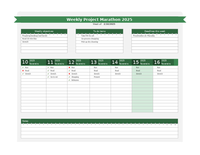 Weekly Project Matathon 2025 | PDF